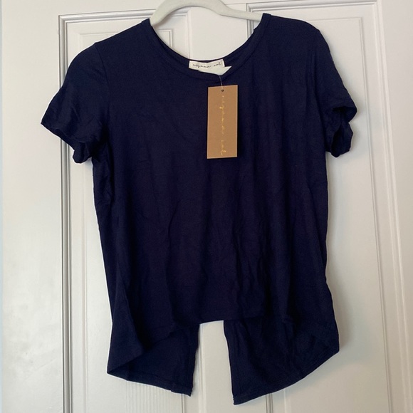 Niyama Sol | Tops | Niyama Sol Open Back Tie Tee | Poshmark